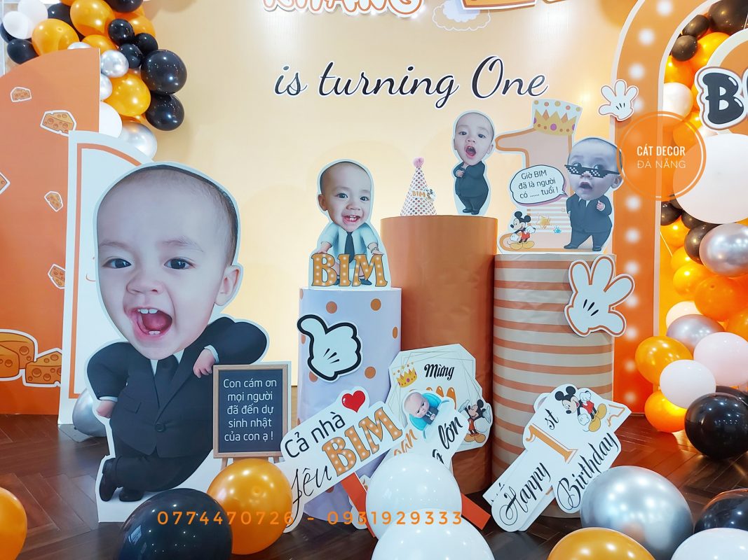 Combo chibi Baby boss cho bé tuổi chuột - Cát Decor Trang trí sinh nhật ...